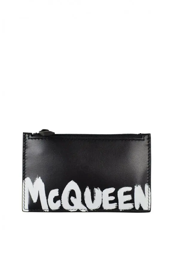 Alexander McQueen Card Holder - Black