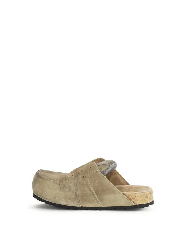 Balenciaga Dumbo Mules - Cream
