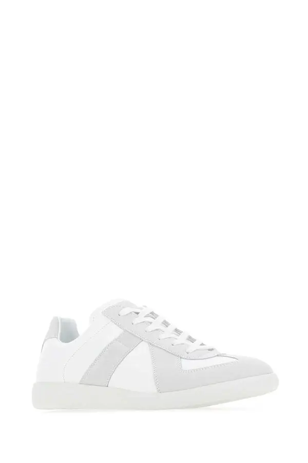 MAISON MARGIELA Two-tone Leather Replica Sneakers - Multicolor