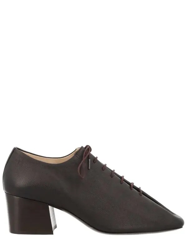 LEMAIRE Lamb Leather Lace-up High Heel Shoes