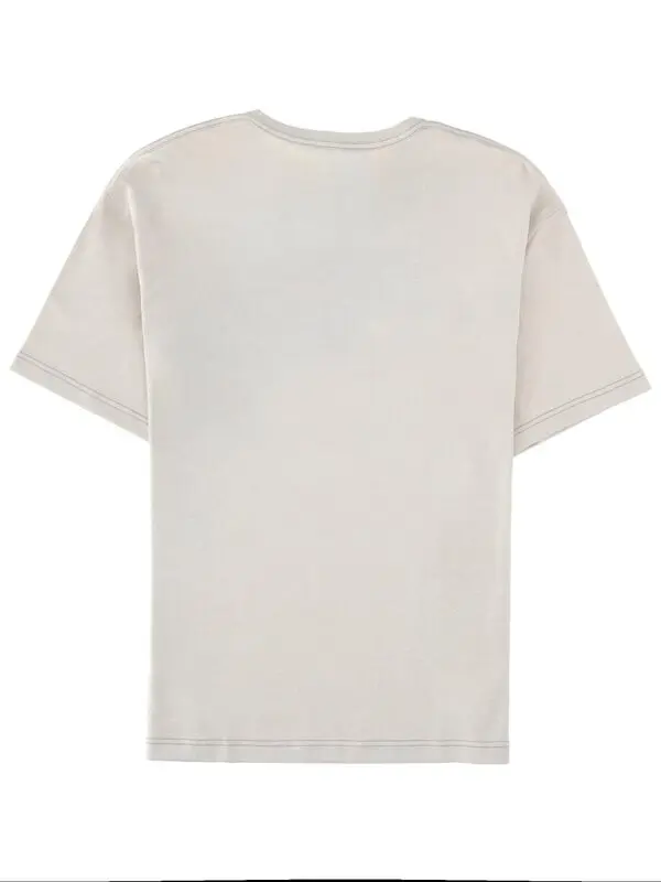 LEMAIRE T-shirt Con Taschino - Cream