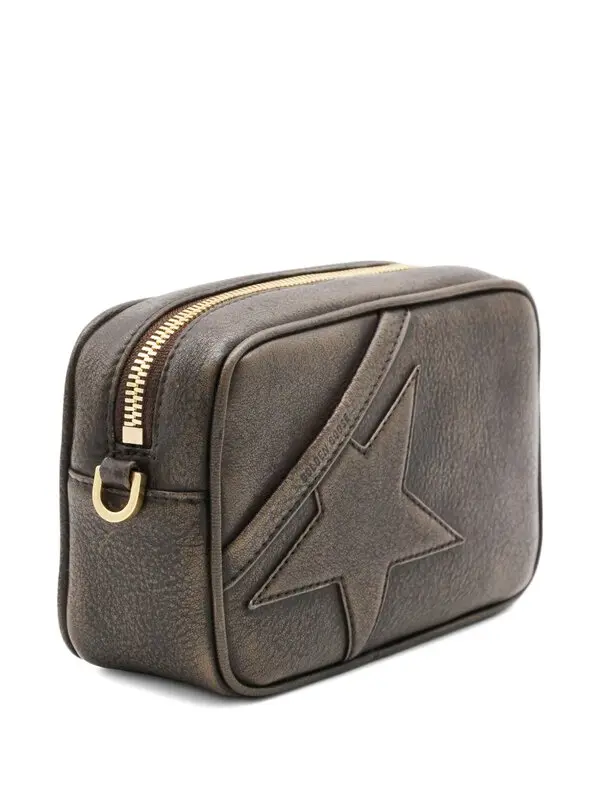 GOLDEN GOOSE Star Detail Leather Crossbody Bag - Multicolor