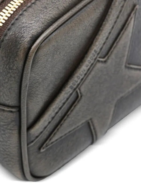 GOLDEN GOOSE Star Detail Leather Crossbody Bag - Multicolor