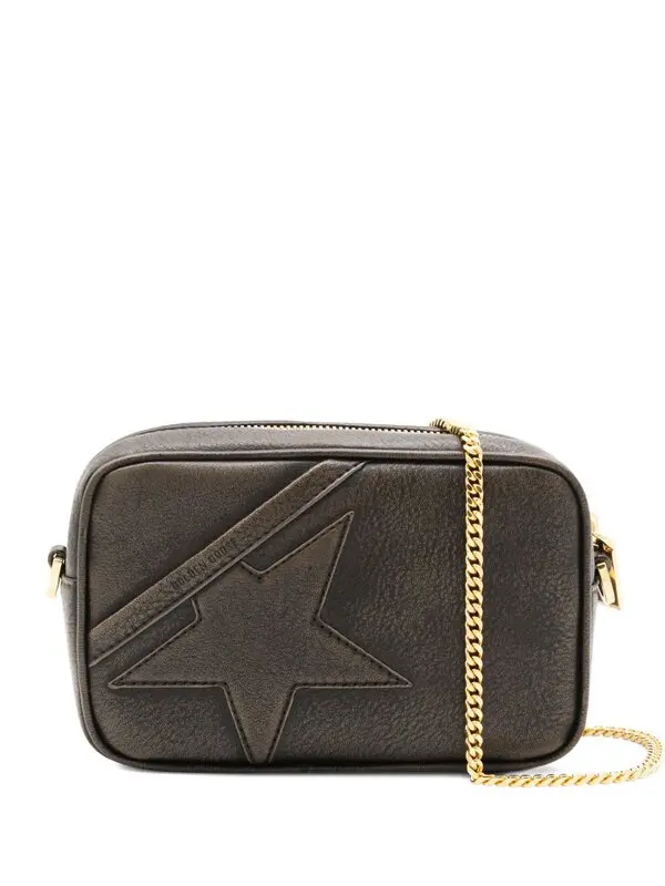 GOLDEN GOOSE Star Detail Leather Crossbody Bag - Multicolor
