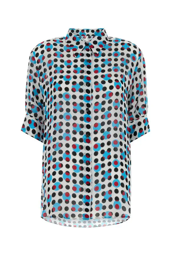 Dries Van Noten Printed Crepe Celindo Shirt