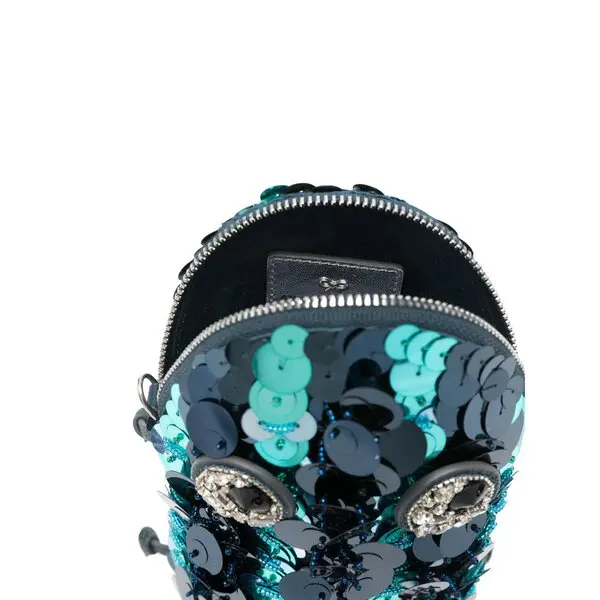 ANYA HINDMARCH Mini Sequined Bag - Blue