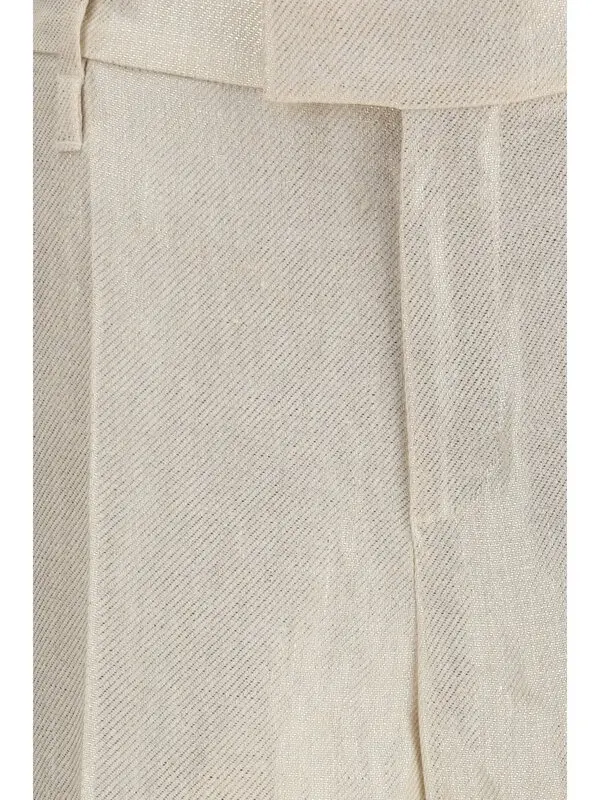 Brunello Cucinelli Linen Tailored Pants