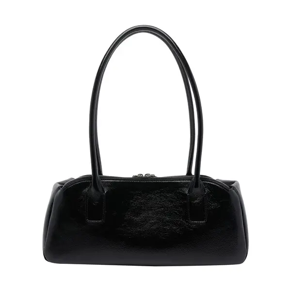 COURREGES Strip Naplack Shoulder Bag