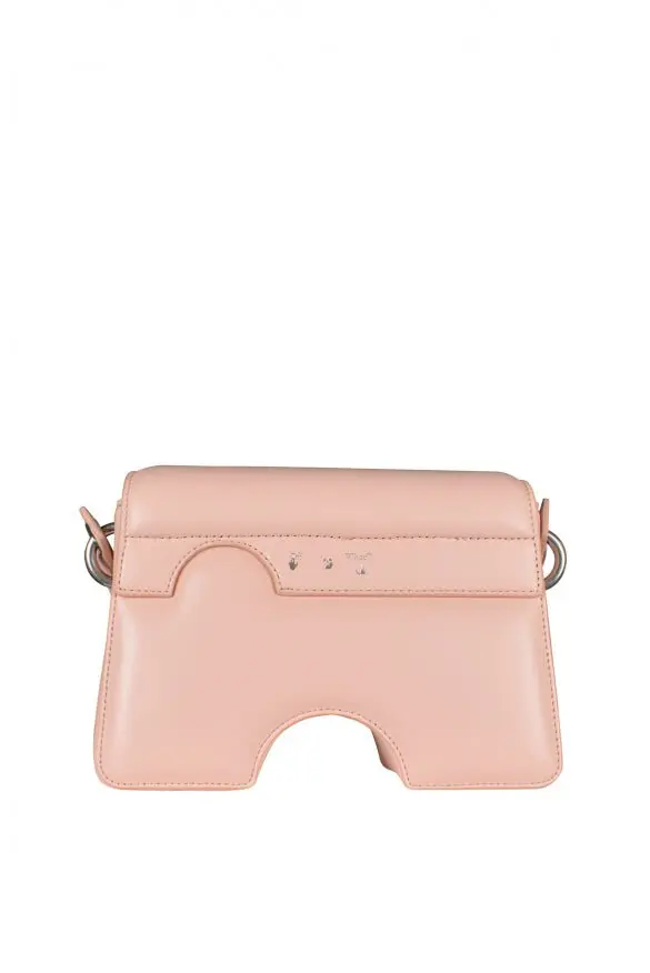 Off-White Cut Out Shoulder Bag - Pink
