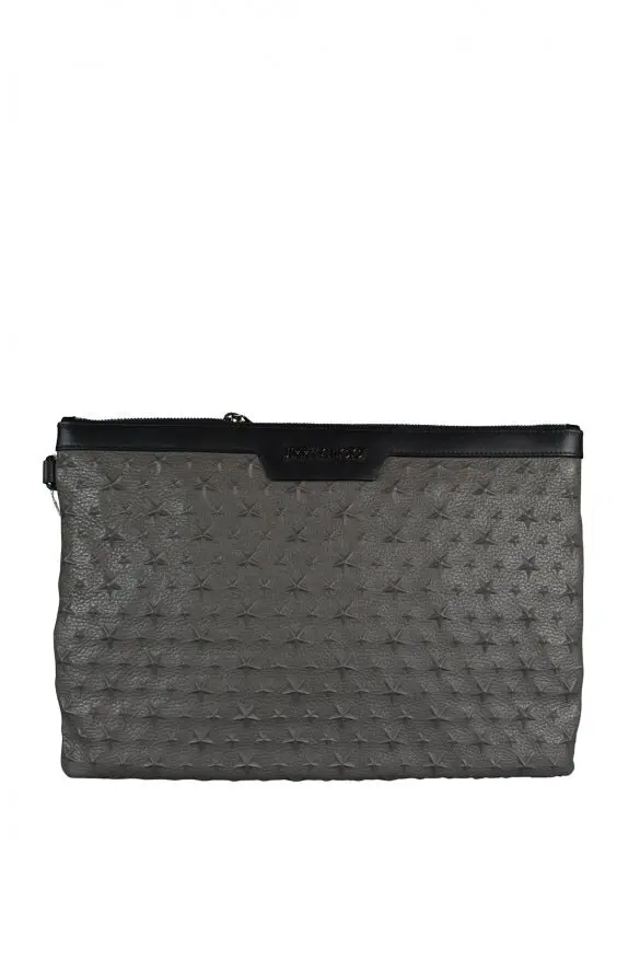 JIMMY CHOO Derek Clutch Bag - Gray