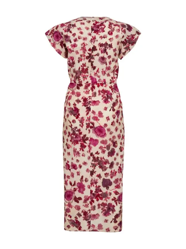 Isabel Marant Étoile Printed Stretch Silk Midi Dress - Multicolor