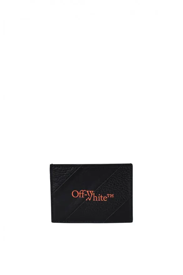 Off-White Card Holder - Black