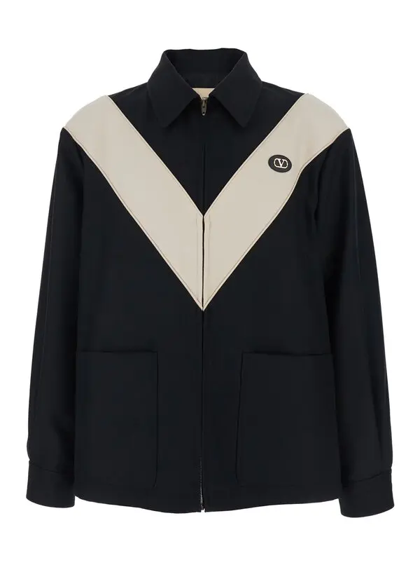 Valentino Garavani Jacket With Contrast Details
