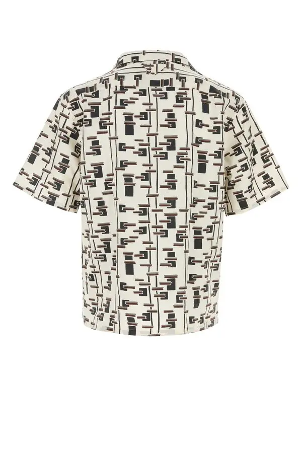 Prada Printed Poplin Shirt - Multicolor