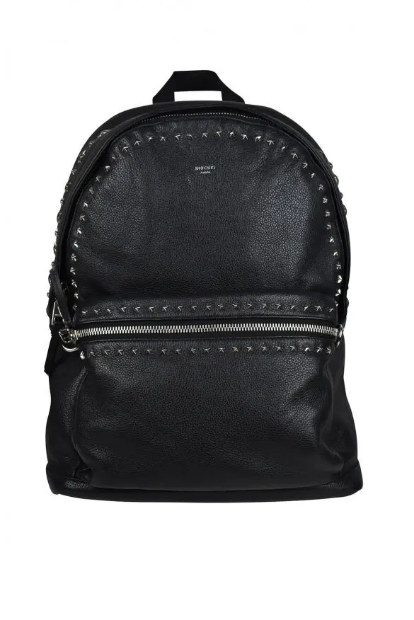 JIMMY CHOO Wilmer Backpack With Metallic Stars - Black