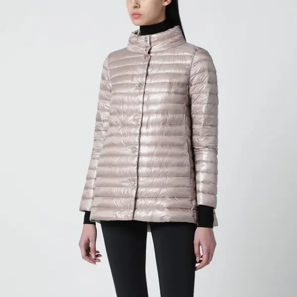 Herno Light Quilted Nylon Padded Jacket - Pink