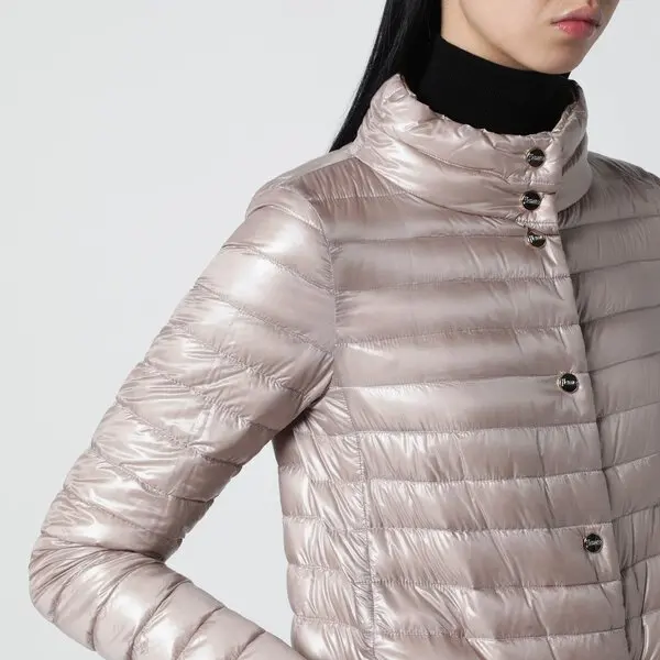 Herno Light Quilted Nylon Padded Jacket - Pink
