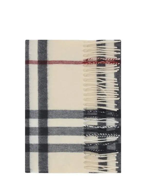 Burberry Cashmere Scarf - Cream