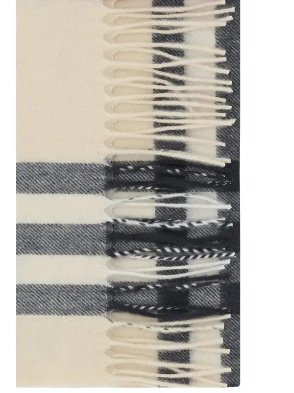 Burberry Cashmere Scarf - Cream