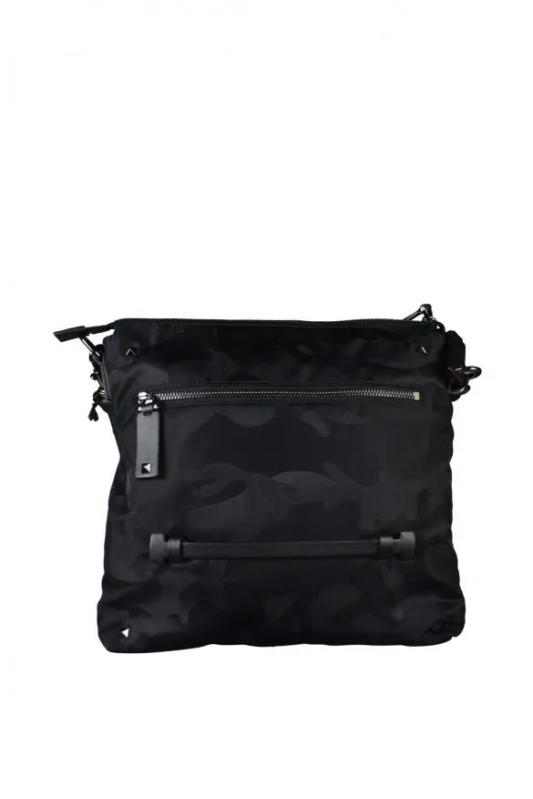 Valentino Garavani Camouflage Nylon Crossbody Bag