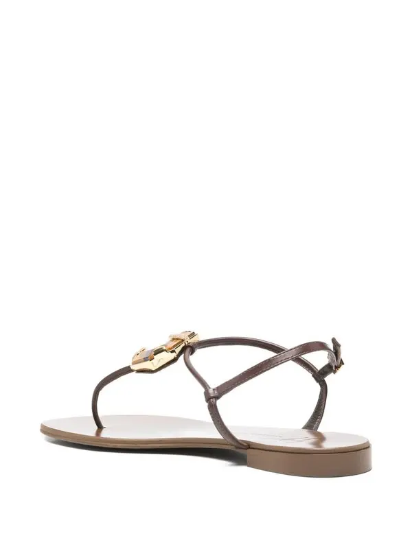 GIUSEPPE ZANOTTI Atlantide Thong Sandals - Multicolor