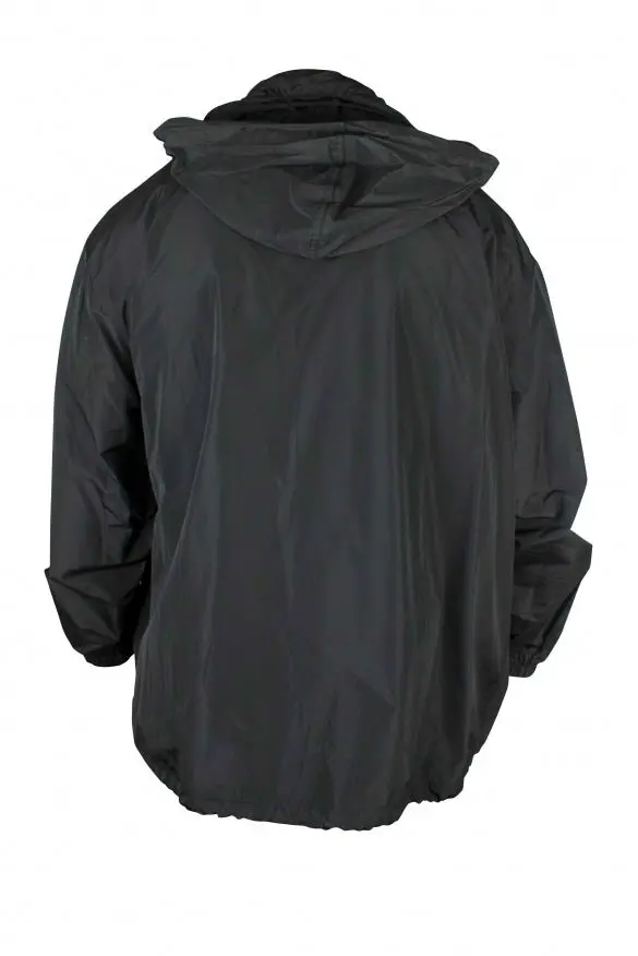 Balenciaga Logo Detail Hooded Anorak Jacket
