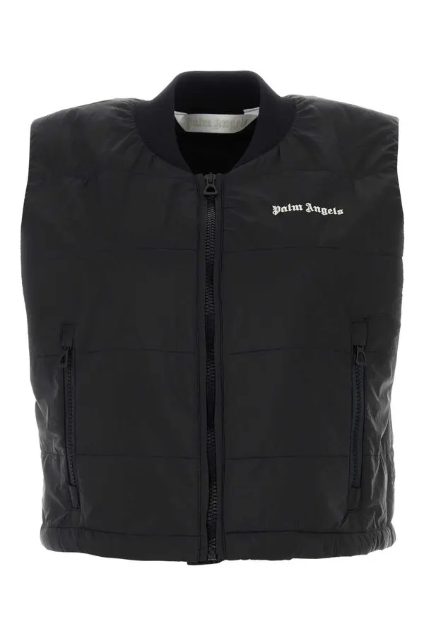 Palm Angels Nylon Vest - Black