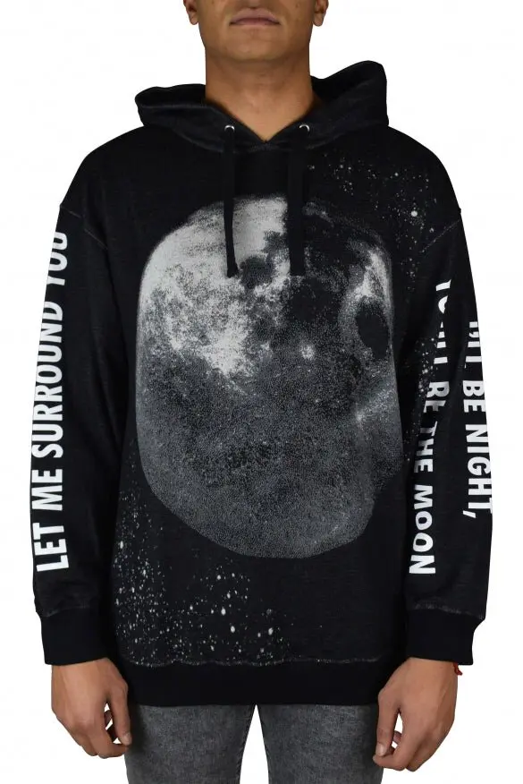 Valentino Garavani Oversized Moon Print Hoodie