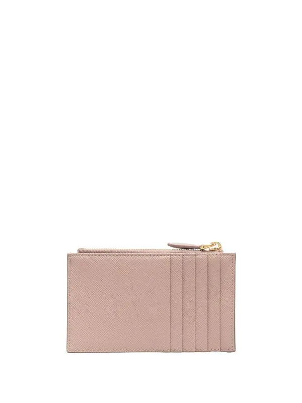 Prada Saffiano Zipped Card Case
