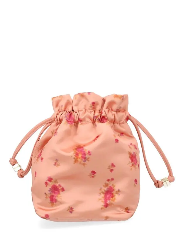 GANNI Pouch With Print - Pink