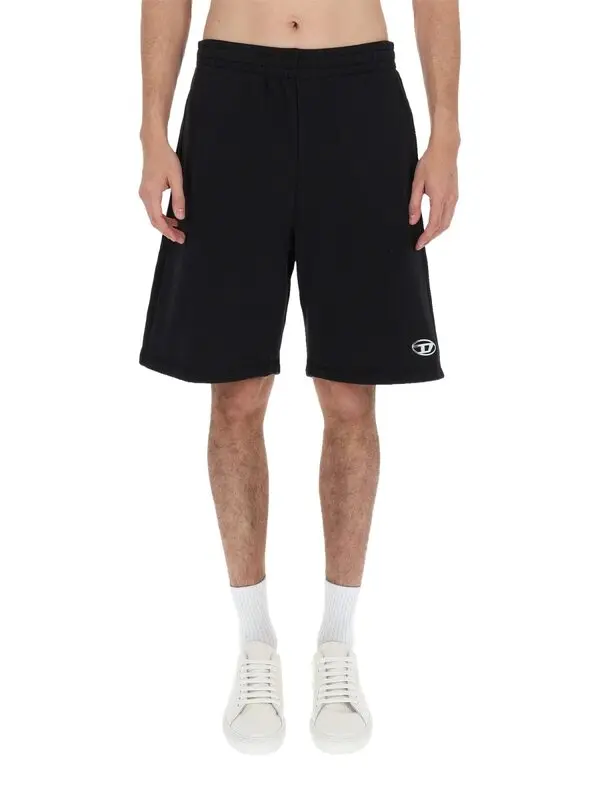 DIESEL® Cotton Logo Shorts