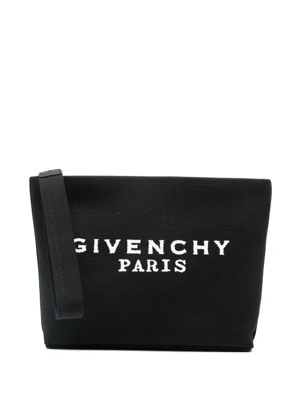 Givenchy Logo Cotton Pouch - Multicolor