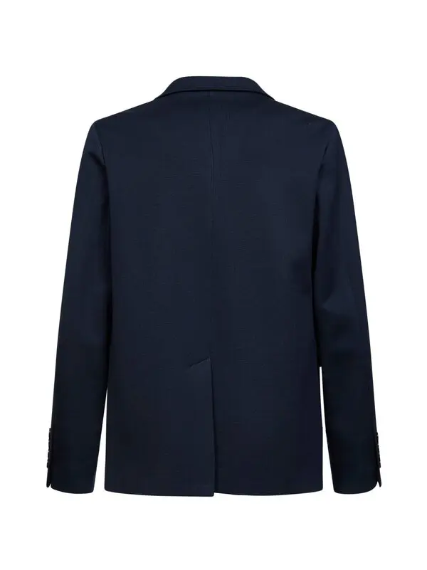 Gucci Dark Blue Cotton Jersey Single-breasted Jacket