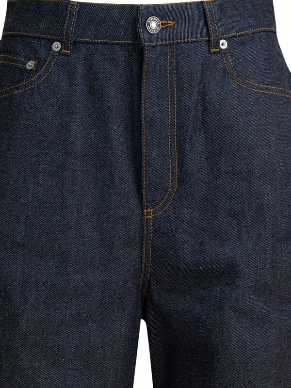 Givenchy Cotton Denim Jeans With Contrast Stitching - Multicolor