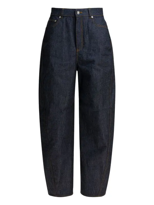 Givenchy Cotton Denim Jeans With Contrast Stitching - Multicolor