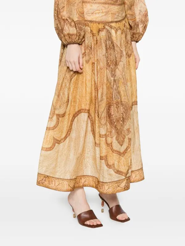 Zimmermann Wanderlust Maxi Skirt - Multicolor