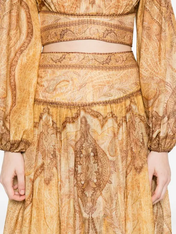 Zimmermann Wanderlust Maxi Skirt - Multicolor