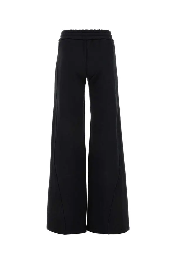Off-White Cotton Joggers - Black
