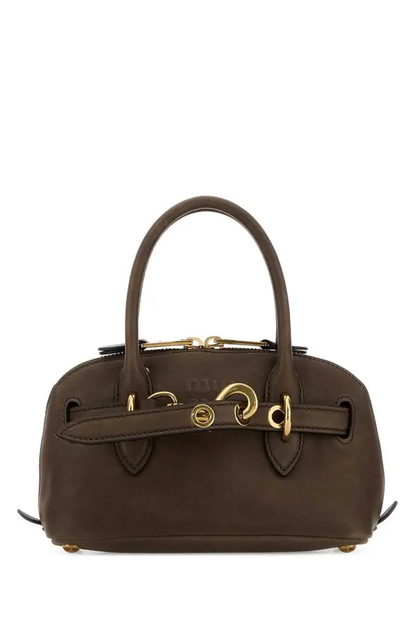 Miu Miu Leather Mini Aventure Handbag