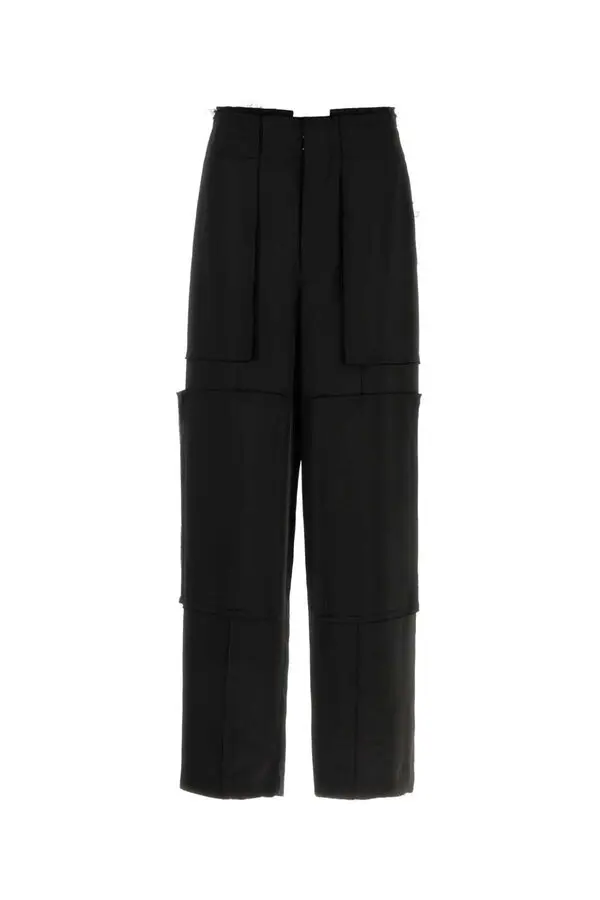 MAISON MARGIELA Satin Wide-leg Trousers