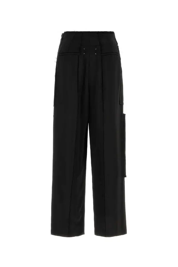 MAISON MARGIELA Satin Wide-leg Trousers