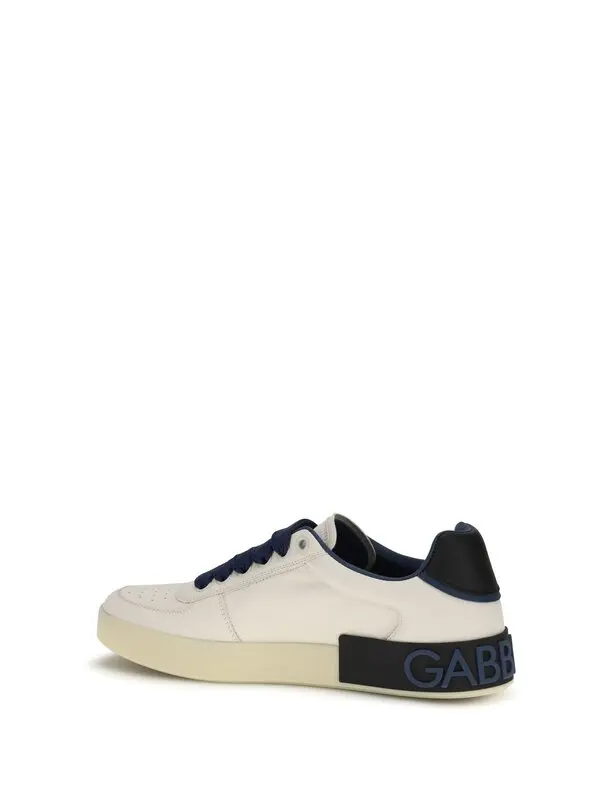 Dolce & Gabbana Portofino Leather Sneakers - Multicolor