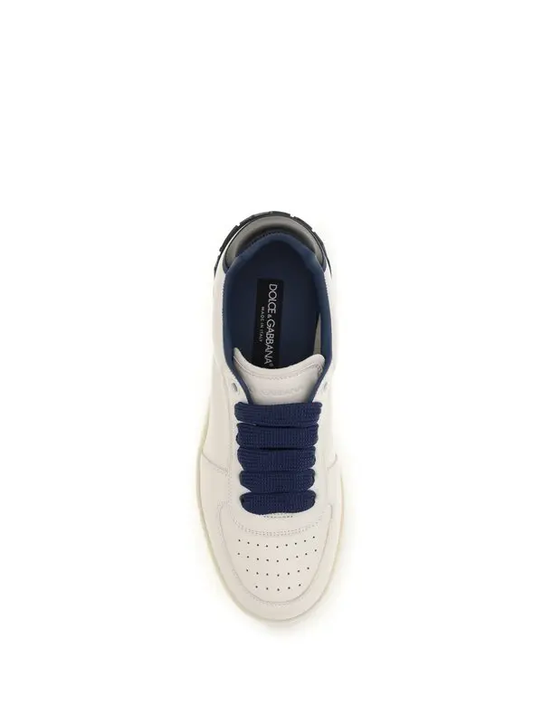 Dolce & Gabbana Portofino Leather Sneakers - Multicolor