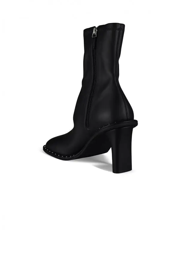 Stella McCartney Ryder Sock Boots With Silver Stud Detailing - Black