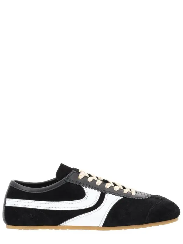 Dries Van Noten Suede Sneakers - Black