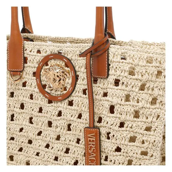 Versace La Medusa Shopper Bag - Cream