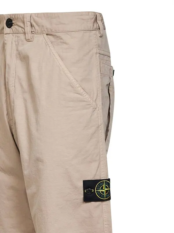 Stone Island Desert Ripstop Straight-leg Trousers
