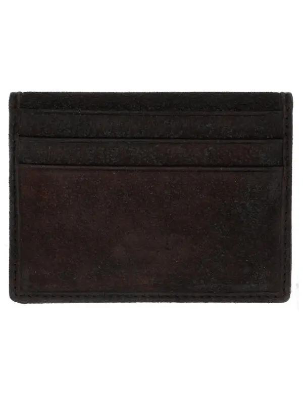 VIVIENNE WESTWOOD Card Holder With Orb Detail - Brown