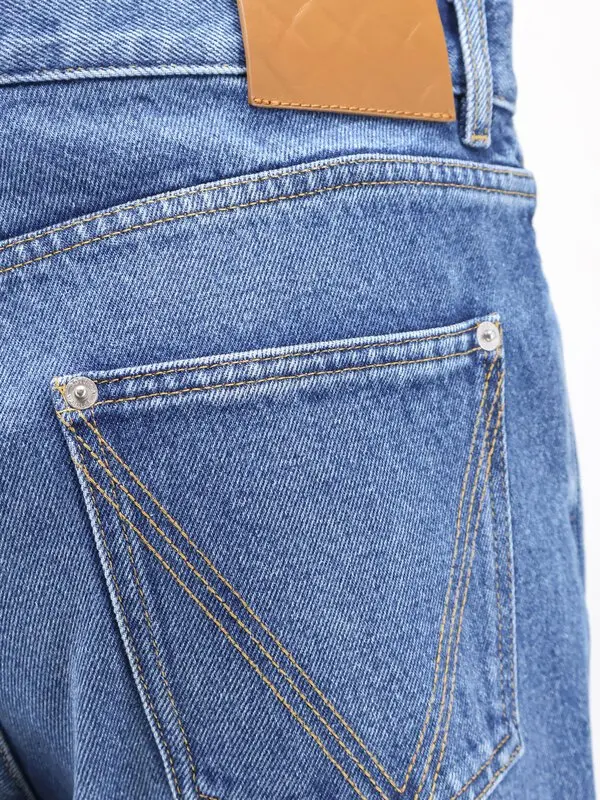 Bottega Veneta Regular Cotton Jeans - Multicolor