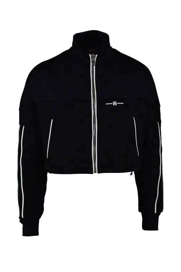 Amiri Short Jacket With Logo Detail - Black